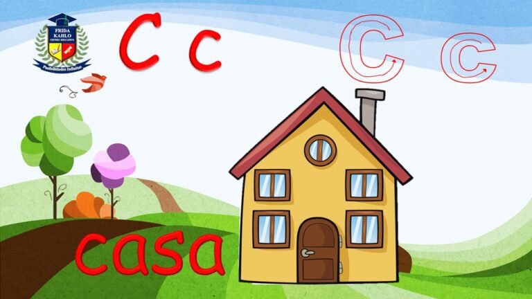 LA LETRA C | en INGLES y ESPAÑOL【 PALABRAS CON C / c】