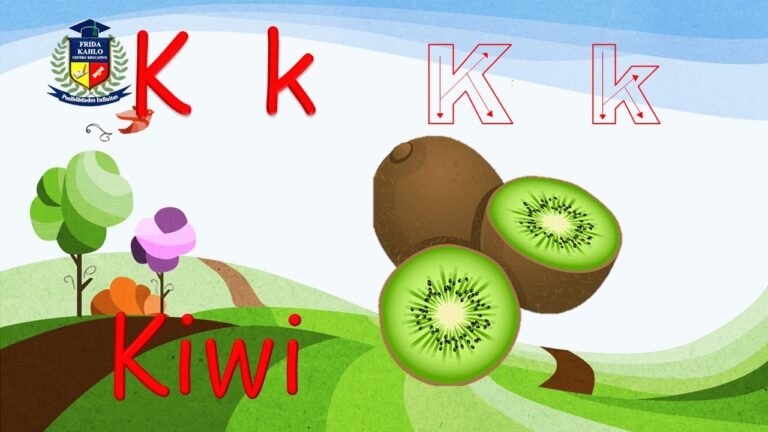 Letra k | Preescolar Frida Kahlo