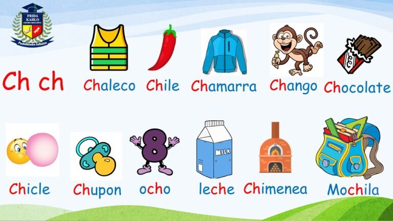 Letra Ch | Preescolar Frida Kahlo