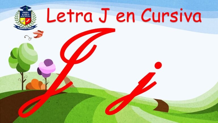LA LETRA J| en INGLES y ESPAÑOL con sus PALABRA