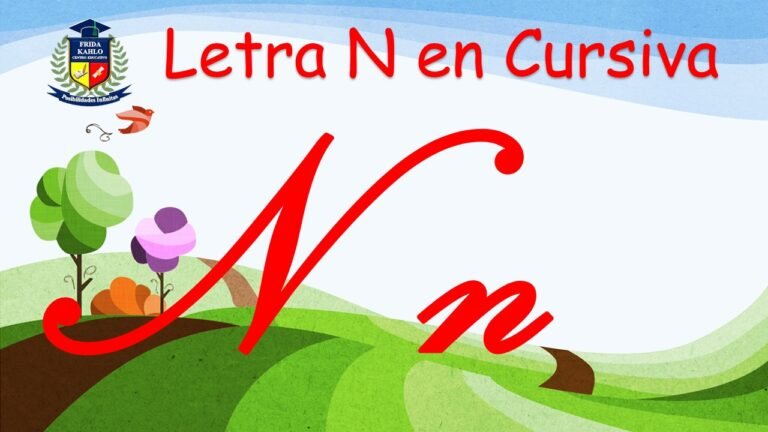 La letra N | 【 Palabras con N y demás cosas que tus hijos aprederan